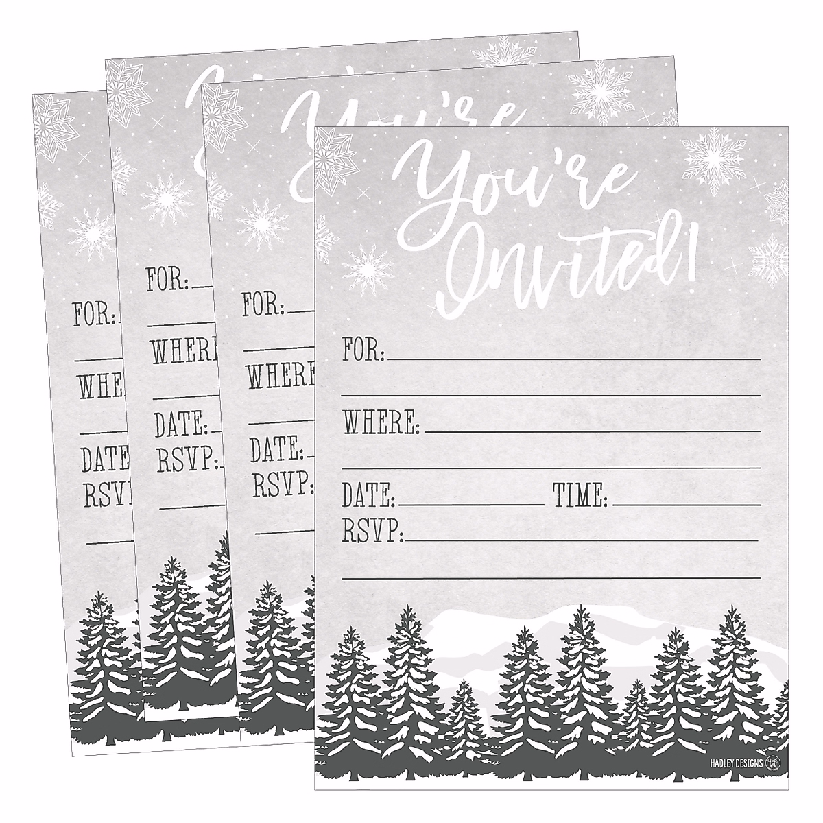 24 Black & White Religious Christmas Cards Boxed With Envelopes, 25 Holiday Party Invitations, Christmas Invite, 50 Holiday Greeting Cards, Blank Winter Postcard Set, Merry Christmas Cards