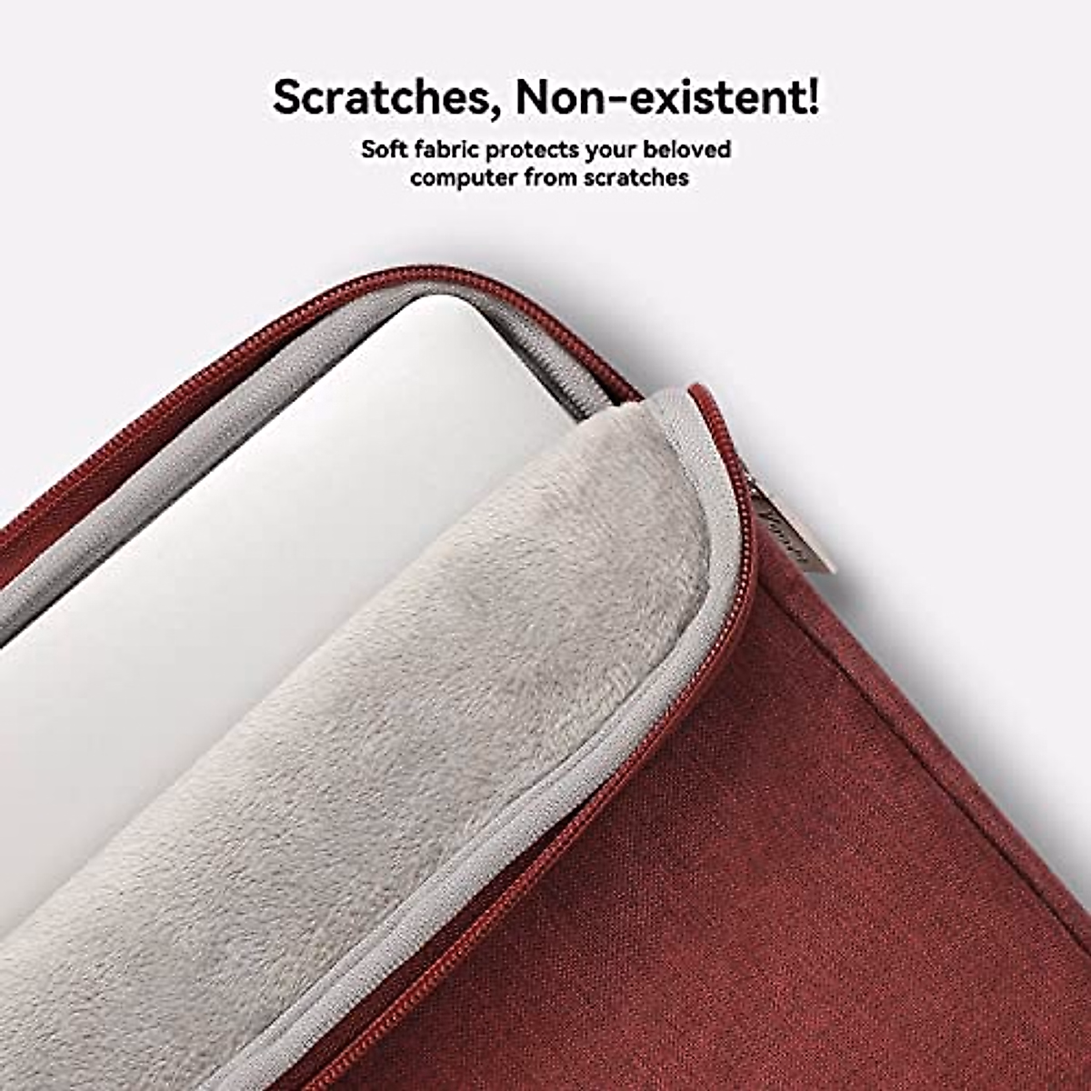 Voova Laptop Bag,17 17.3 Inch Laptop Sleeve Carrying Case Slim Computer Messenger Shoulder Briefcase with Strap Compatible with MacBook Pro/New Razer Blade Pro 17 Dell Asus Acer Hp Notebook,Wine Red