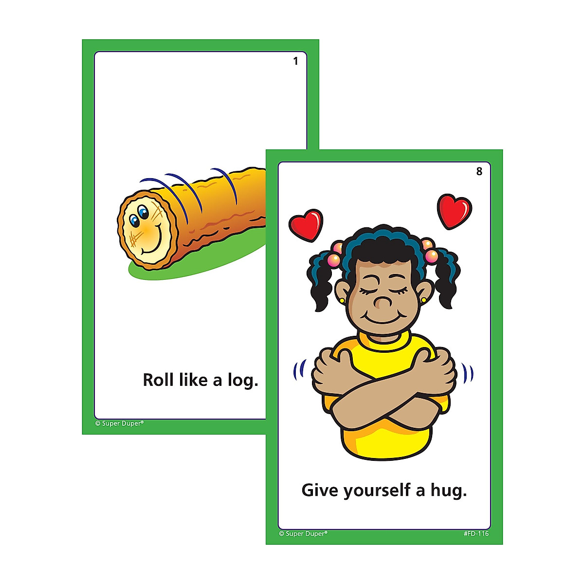 Super Duper Publications | Move Your Body Fun Deck | Occupational Therapy Flash Cards | Educational Learning Materials for Children