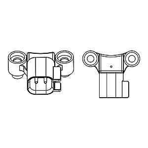 HELLA 011225921 Black 12V BX Trumpet Horn Kit