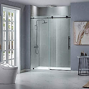 WOODBRIDGE MSDC 6076-MBL Shower Door, 60"x76", MBL