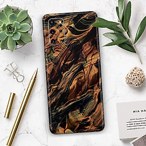 DesignSkinz Liquid Abstract Paint Remix V50 Protective Vinyl Decal Wrap Skin Cover Compatible with The Samsung Galaxy S20 (Screen Trim & Back Glass Skin)