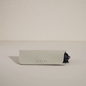 OLETHA Soft Glasses Case Set of 2 - Aesthetic Slim Travel Pouch Compatible with SOJOS Sunglasses, Eyeglass, Reading Glasses - Light Taupe