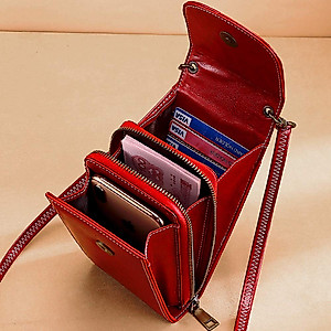 Bausweety Crossbody Bag for Women Crossbody phone Purse with Credit Card Slots