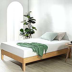 Zinus 8 Inch Green Tea Aspire Memory Foam Mattress, Full & Joseph Metal Platforma Bed Frame/Mattress Foundation/Wood Slat Support/No Box Spring Needed/Sturdy Steel Structure, Full