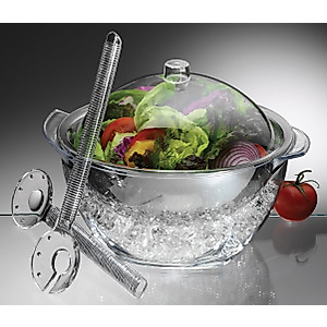 Prodyne IC-30 ICED Salad Bowl, 4 Qt, Off-white