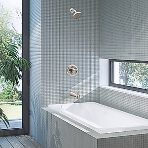 Pressure-Balancing Valve Trim Replacement for D 14 Series, Brushed Nickel