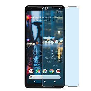 Puccy 4 Pack Anti Blue Light Screen Protector Film, compatible with Google Pixel 2 XL Pixel2 XL TPU Guard （ Not Tempered Glass Protectors ）