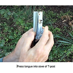 smartatfixes T-Post Deer Flag Kit – Extend The Height of Your T Post Fend to Keep Deer Out of Your Garden. Inexpensive, Easy Solution.