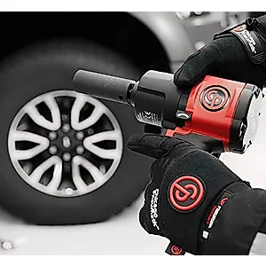 Chicago Pneumatic CP7748 Air Impact Wrench (1/2 Inch), Air Impact Gun Industrial Repair & Assembly Tool, Pistol Handle, Twin Hammer, Max Torque Output 959 ft. lbf/1300 Nm, 7000 RPM