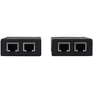 StarTech.com HDMI Over CAT5e / CAT6 Extender with Power Over Cable - 165 ft (50m) HDMI Video/Audio Over Dual Ethernet Cable Extender , TAA (ST121SHD50)