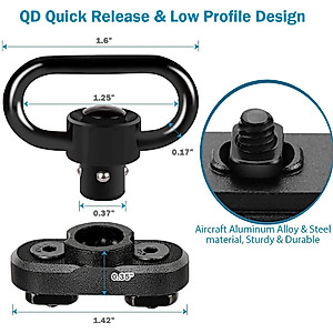 Bengor Two Point Traditional Sling and Attachments Mountss(Yellow Sling +Black Mount)