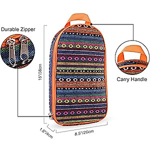 YANHAO 7Pcs Camping Kitchen Utensil with Tongs, Scissors, Cutting Board, Rice Paddle and Water Resistant Case for Daily Meal or Outdoor Hiking Picnic and Trekking