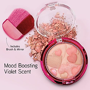 Physicians Formula Happy Booster Heart Blush Glow & Mood Boosting, Rose, Dermatologist Tested