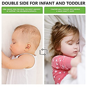 Dream On Me Starbright Breathable Fiber Crib and Toddler Mattress, Greenguard Gold Certified, Periwinkle