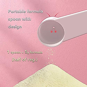 Happiddler Baby Formula Dispenser, Portable Milk Powder Container - for Toddler Travel, Bedroom Candy Fruit Snack Cups (Small, 2. Green)