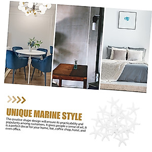 60 Pcs Ornaments Delicate Star Pendant Resin Star Pendant Resin Wall Decoration Decorative Sea Star DIY Resin Wall Art Craft Wall Sea Star Decorations DIY Home Decor