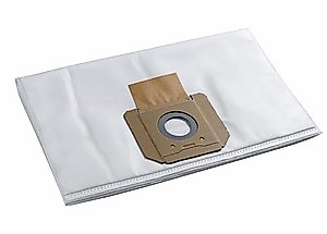 BOSCH VB140F 5-Pack Fleece Filter Bag for use with VAC140 Dust Extractor, 14-Gallon , White