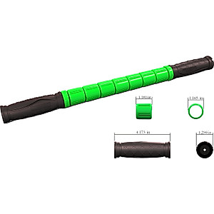 The Stick Massage Roller Original | Muscle Roller Massage Stick for Legs | Exercise Roller Massage Tools for Sports Athletes and Runners 17.75" - Original Green