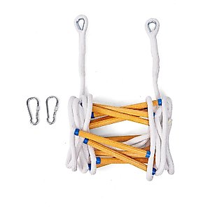 Fire Escape Ladder for Home 32ft Fire Emergency Ladders 4 Story 5 Story Safety Survival Ladders Rope Ladder Emergency Fire Must Haves House