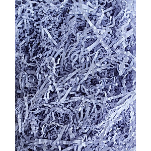 MagicWater Supply Soft & Thin Cut Crinkle Paper Shred Filler (1 LB) for Gift Wrapping & Basket Filling - Lavender