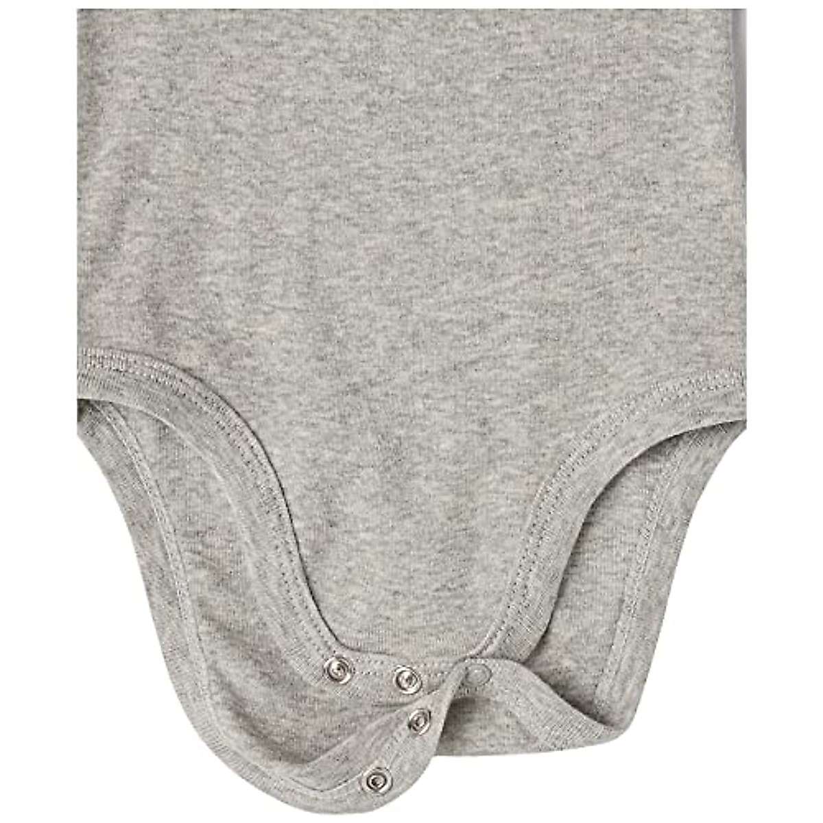 Amazon Essentials Unisex Babies' Short-Sleeve Bodysuits, Pack of 6, Multicolor/Bunny/Carrots/Rugby Stripe, 6-9 Months