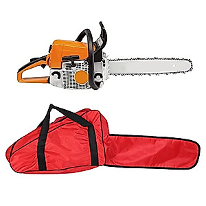 Chainsaw Carrying Bag, Heavy Duty Waterproof Oxford Fabric Carry Case Portable Chain Saw Box Full Protection Storage Holder Woodworking Tools for Garden Lumberjack 12in 14in 16in Chainsaws