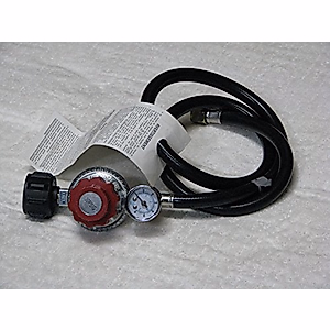 GOEDE G-2 Stainless Steel Forge/Foundry Burner and 0-30 PSI Regulator with Gauge.