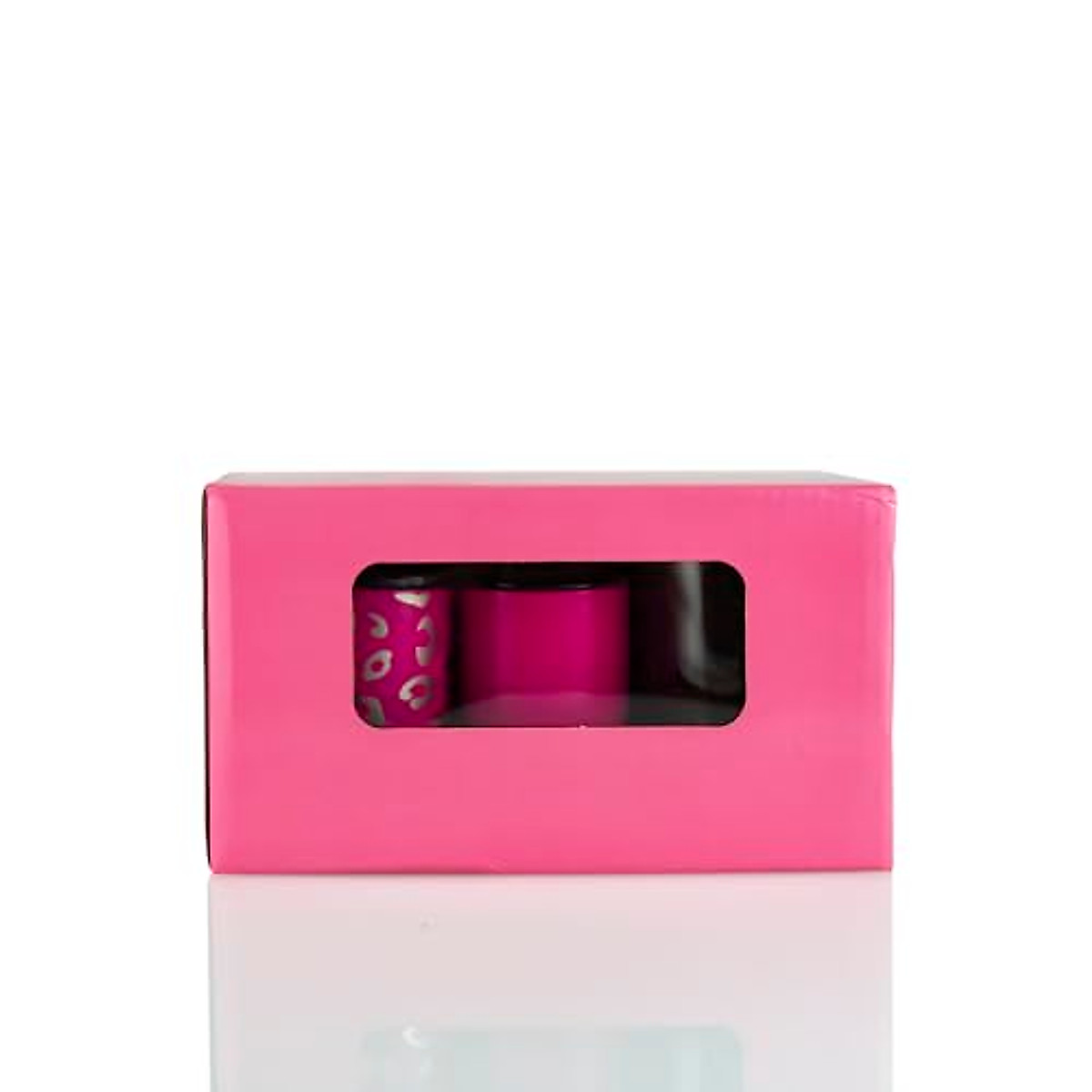 Hogg 3oz Sublimatable Tumbler Shot Glasses with lid and stainless straw (6 Pack), DIY, Customizable, Reusable, Double Wall Insulated, Sublimation Tumblers (Pink)