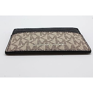 Michael Kors Men's Cooper Tall Card Case Wallet Hemp/Brown