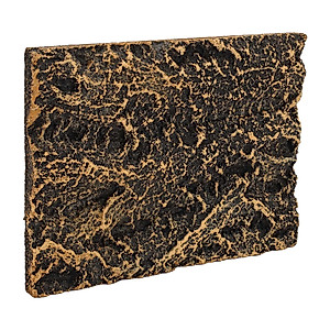 AYNEFY Reptiles Reptile Decorative Supplies, Rock Terrarium Background 3D Rock Stone Background Decorations Backdrop for Fish Reptiles Amphibians Turtles Reptile (17.5 * 13cm)