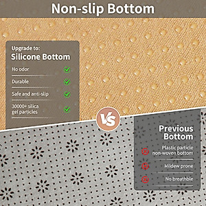 KCHOWUA 4x6 Grey Fluffy Shag Rug for Bedroom,Machine Washable Soft Shaggy Fuzzy Plush Area Rugs for Living Room,Modern Non Slid Kids Rugs for Boys Bed Room Nursery Dorm Carpets,Tie-Dye Light Gray