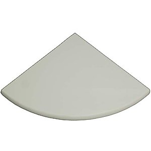 Premium Quality Pure White Thassos Marble Corner Shelf Polished 9''