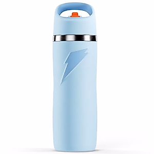 Gatorade 'Overtime' 22oz Stainless Steel Water Bottle, Straw Cap, Blue