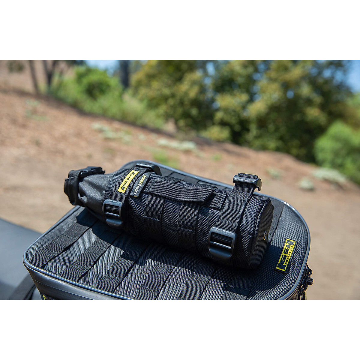 Nelson-Rigg Trails End Fuel Bottle Holder, mounts to MOLLE System or to Racks. Sold Each