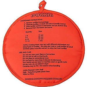 LEONAL Tortilla Warmer Taco 12 Inch Insulated Pouch Cloth - Microwave Use Fabric Bag to Keep Food Warm for up to One Hour (12 Inch, Fiesta Sunburst Boho Mandala)