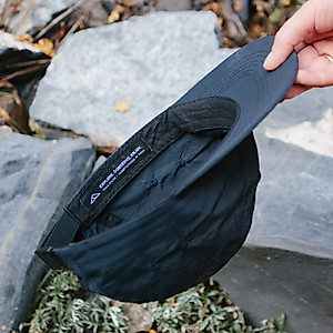 Tillak Wallowa Camp Hat, Lightweight Nylon 5 Panel Cap with Snap Closure (Midnight Blue)