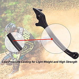 RUTU Right Disc Dirt Bike Brake Lever - Universal Motorcycle Brake Lever Handle - Compatible with Taotao Peace SunL JCL Atm50 Dirt Pit Bike 50cc 70cc 90cc 110cc 125cc