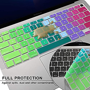 Allinside 2020 MacBook Air 13 Laptop Sleeve and Keyboard Cover Skin, 2020 MacBook Air 13 inch A2179 with Touch ID and Retina Display US Version