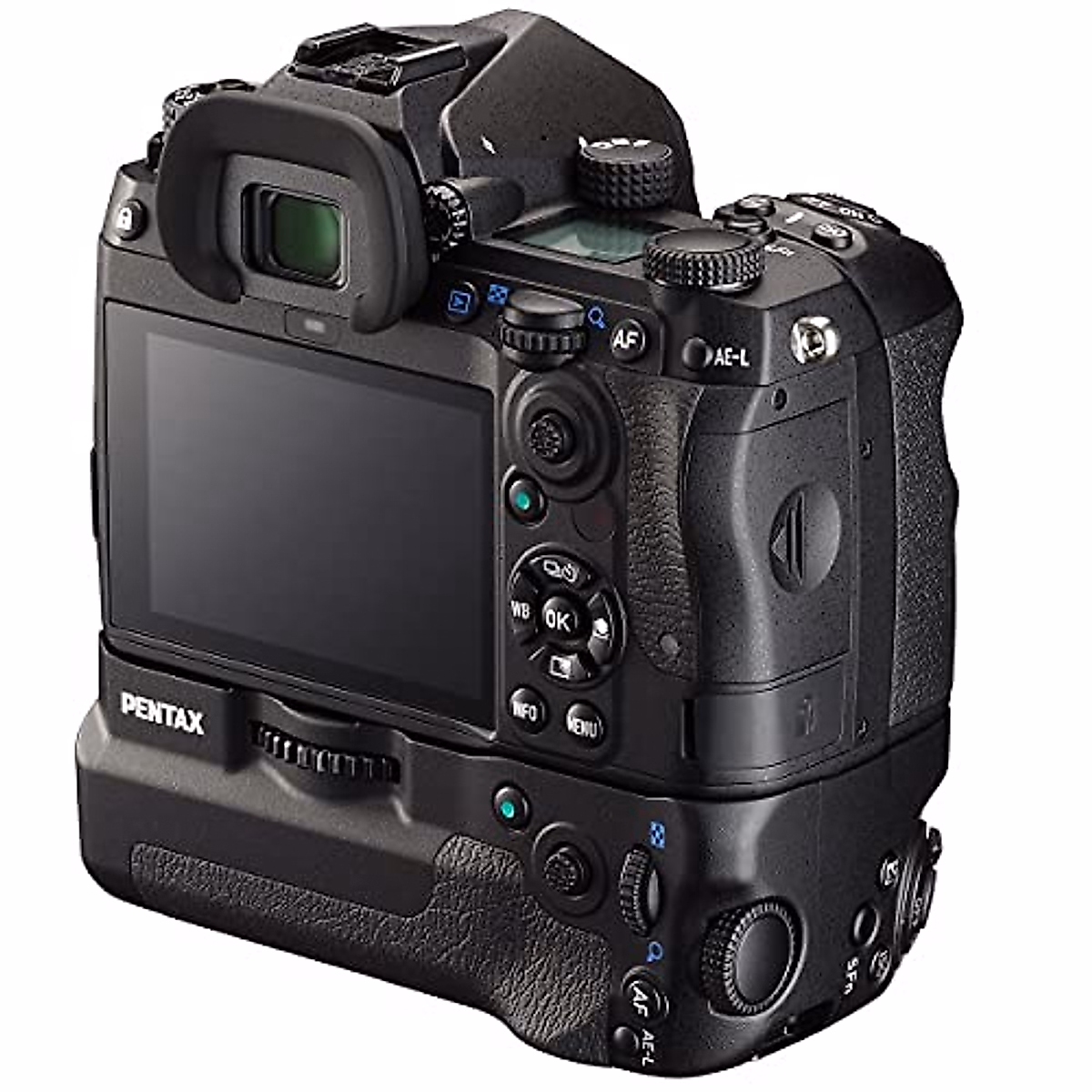 Pentax K-3 Mark III APS-C-Format DSLR Camera Black with HD DA 20-40mm F2.8-4 ED Limited DC WR Zoom Lens, Black D-BG8 Battery Grip, Black