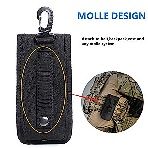ACEXIER MOLLE Glasses Pouch Outdoor Durable Tactical Pouch Sunglasses Case Army Style Flashlight Pouch with Buckle