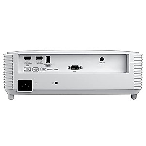 Optoma HD39HDRx High Brightness HDR 1080p Home Theater Projector | 120Hz Refresh Rate | 4,000 Lumens | Fast 8.4ms Response time with 120Hz | Easy Setup, 1.3X Zoom | 4K Input | Quiet 26 dB Operation