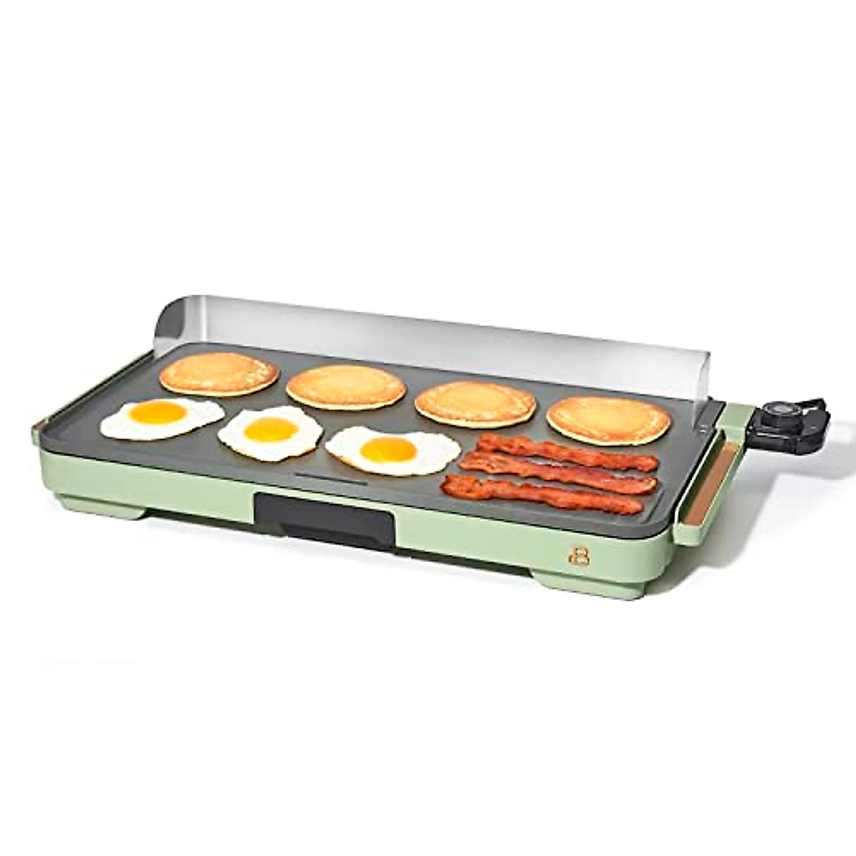 Beautiful 12" x 22" Extra Large Griddle, by Drew Barrymore (Sage Green)