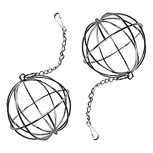 LUOZZY 2Pcs Hanging Bunny Hay Feeding Balls Rabbit Hay Feeder Balls Pet Cage Hay Feeder for Rabbits Bunnys