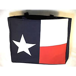 TEXAS FLAG Tote Bag One Size Navy Blue