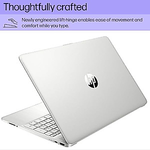 HP Newest 15.6" Touchscreen Laptop, Intel 6-Core i3-1215U Processor, 8GB RAM, 512GB SSD, Intel UHD Graphics, WiFi, Fast Charge, HDMI, Thin & Portable, Long Battery Life, Windows 11 Home