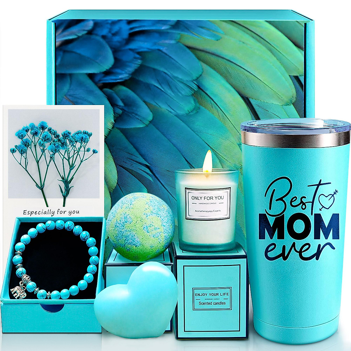 AQOOR Gifts for Mom Grandma Mother-in-Law, Christmas Gifts for Mom, Mother's Day Gifts for Mom from Daughter Son Kids Husband, Best Mom Gifts, Mom Birthday Gifts, New Mom Gifts, Thank You Mom Gift