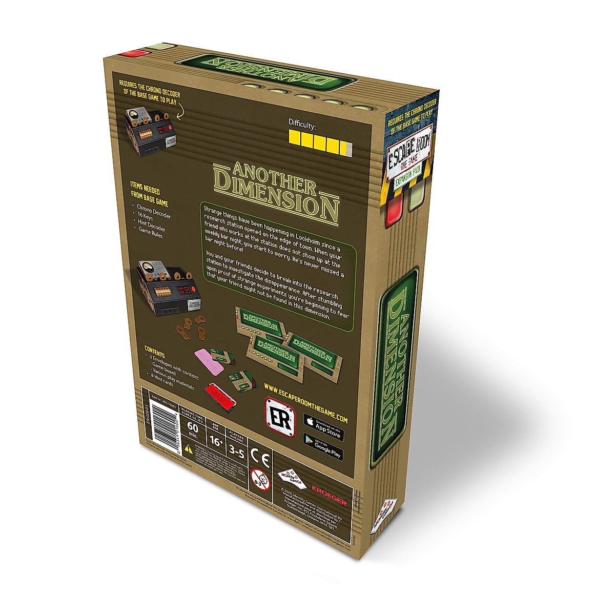 Escape Room The Game Expansion Pack – Another Dimension | Solve The Mystery Board Game for Adults and Teens (English Version)