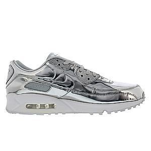 NIKE Women's Sneaker, Silver Chrome Chrome Pure Plat, 10.5