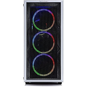 Skytech Gaming Chronos Gaming PC Desktop – Intel Core i7 12700F 2.1 GHz, NVIDIA RTX 4070, 1TB NVME SSD, 16GB DDR4 RAM 3200, 750W Gold PSU, 240mm AIO, 11AC Wi-Fi, Windows 11 Home 64-bit,White